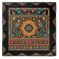Obsidian Truck Art Dual-Sided Cravat and Pocket Squares Set