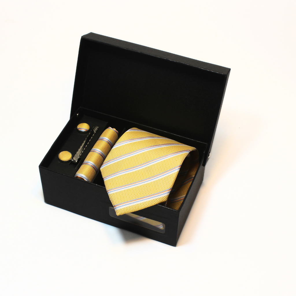 THE YELLOW MULTI STRIPED COMBO BOX